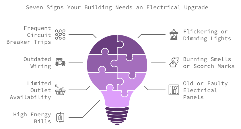Seven Signs Your Building Needs an Electrical Upgrade | Encom